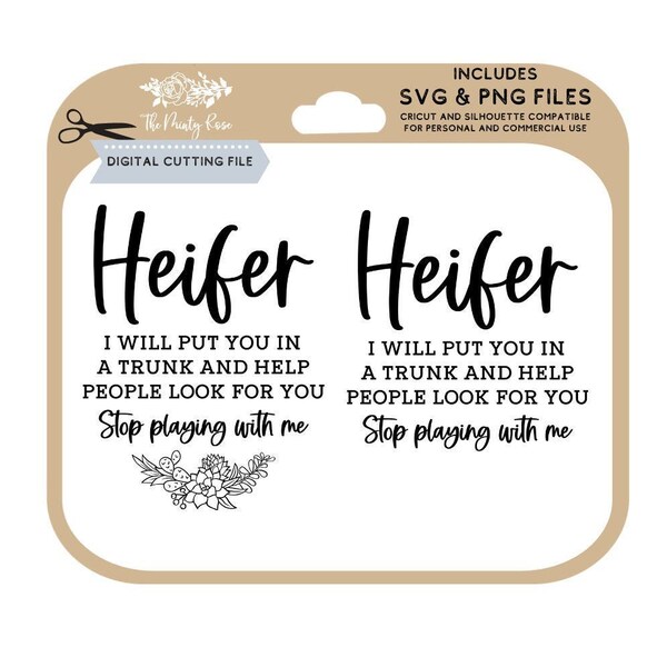 Heifer Svg - Etsy