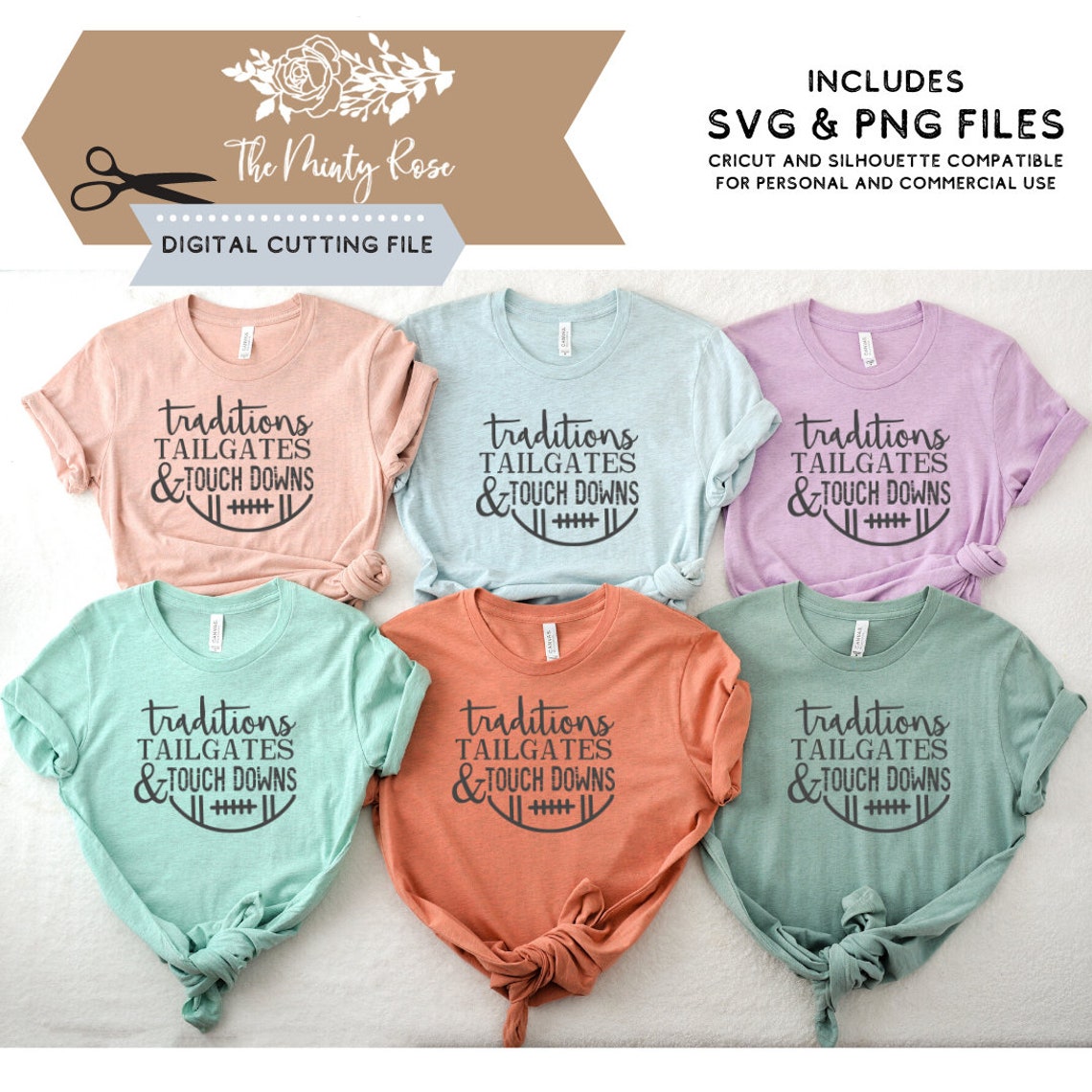 Traditions Tailgates & Touch Downs Svg Football Season - Etsy