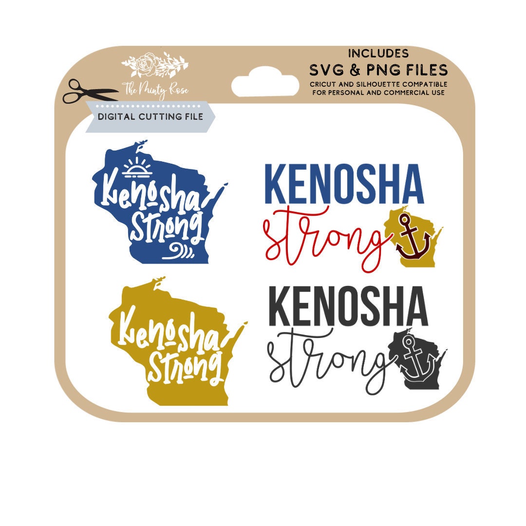 Kenosha Strong Svg, Wisconsin Svg Bundle, Kenosha, Awareness, Anchor ...
