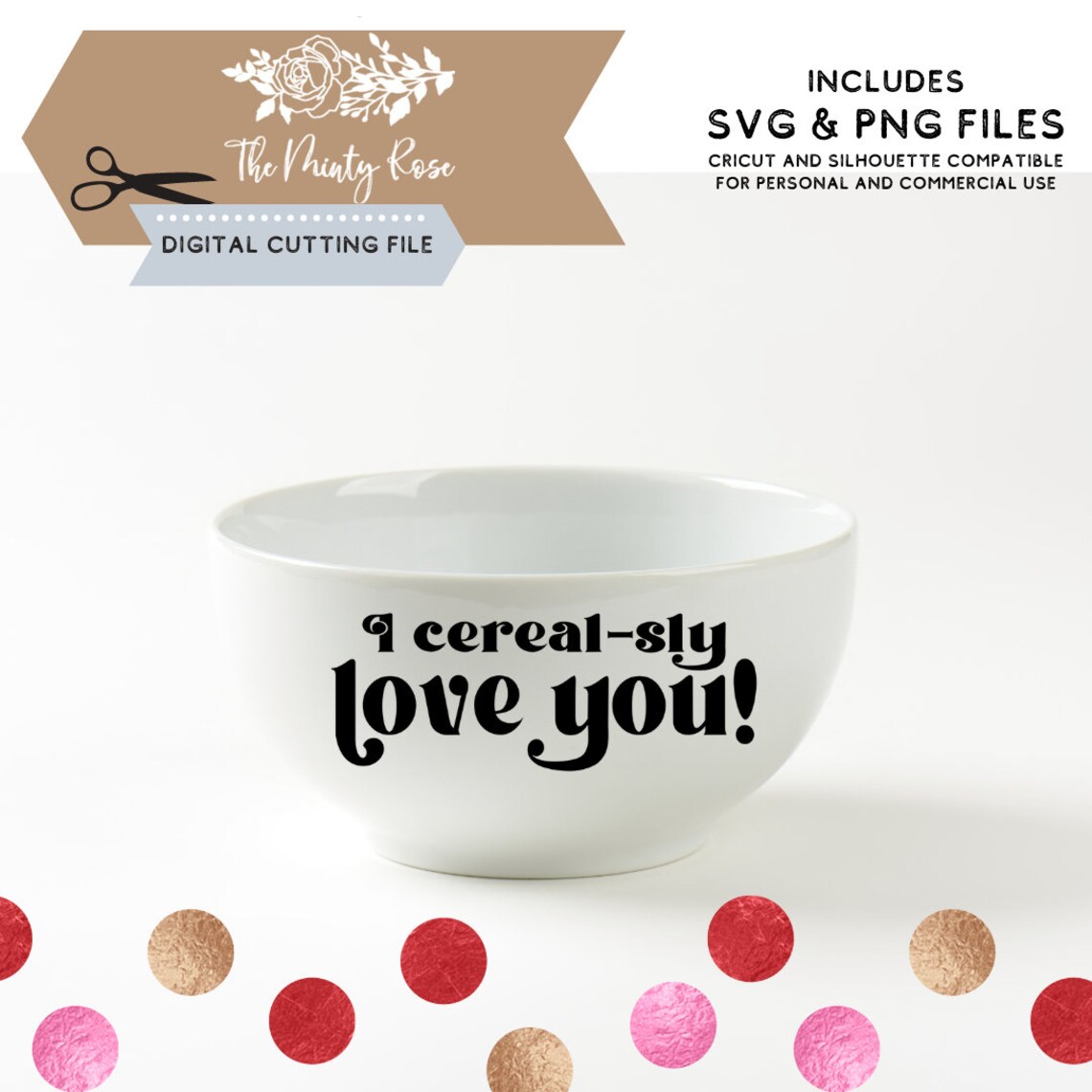 I Cereal-sly Love You Svg Bundle Cereal Valentines Svg | Etsy