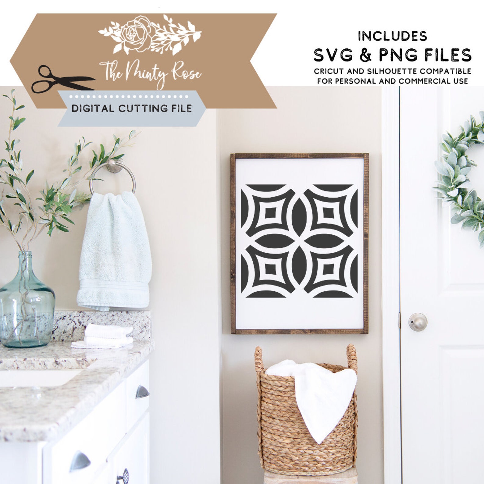 Farmhouse Tile Svg Farmhouse Patterns Quilting Patterns | Etsy