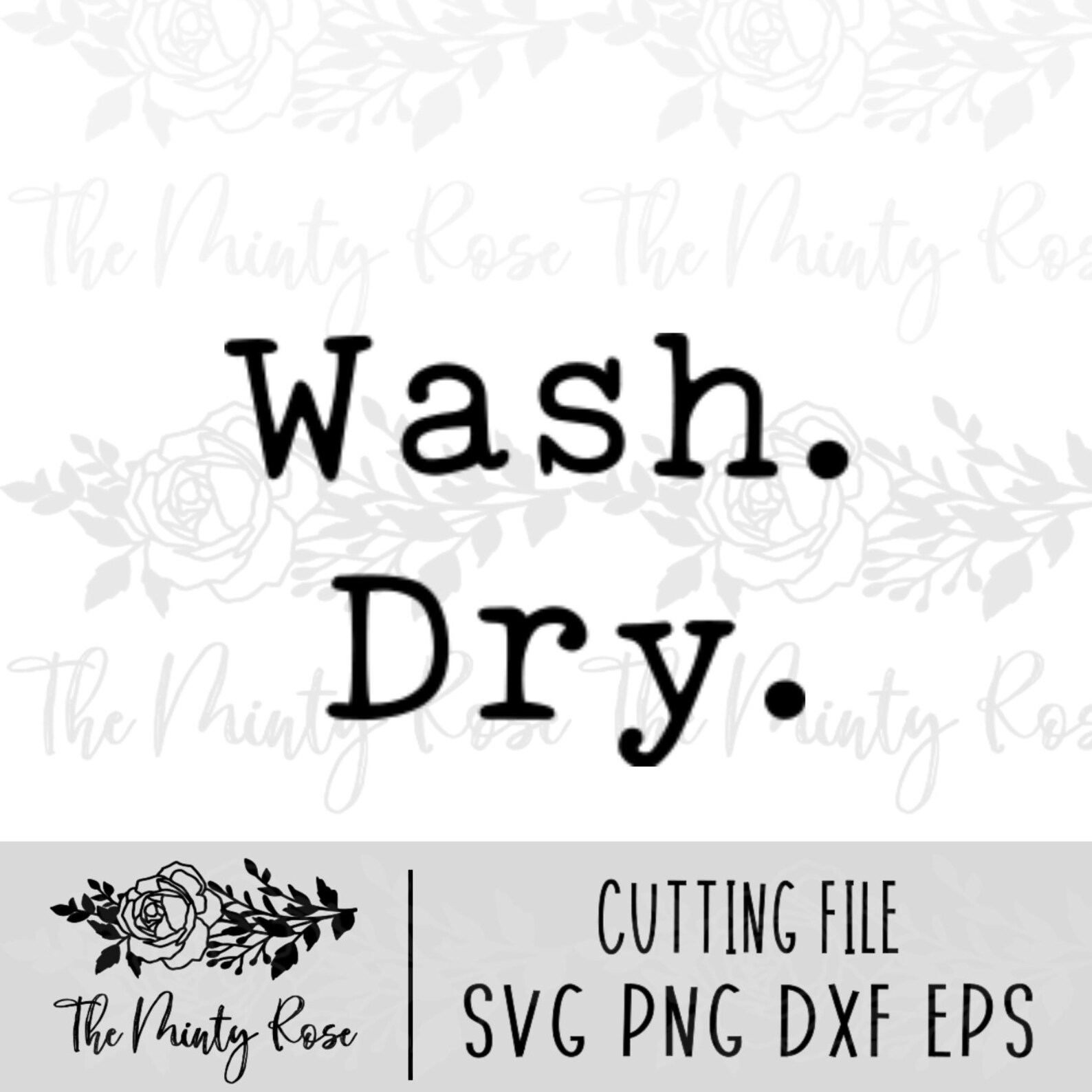Wash Dry SVG Laundry SVG Wash Dry Silhouette Wash Dry Cut | Etsy