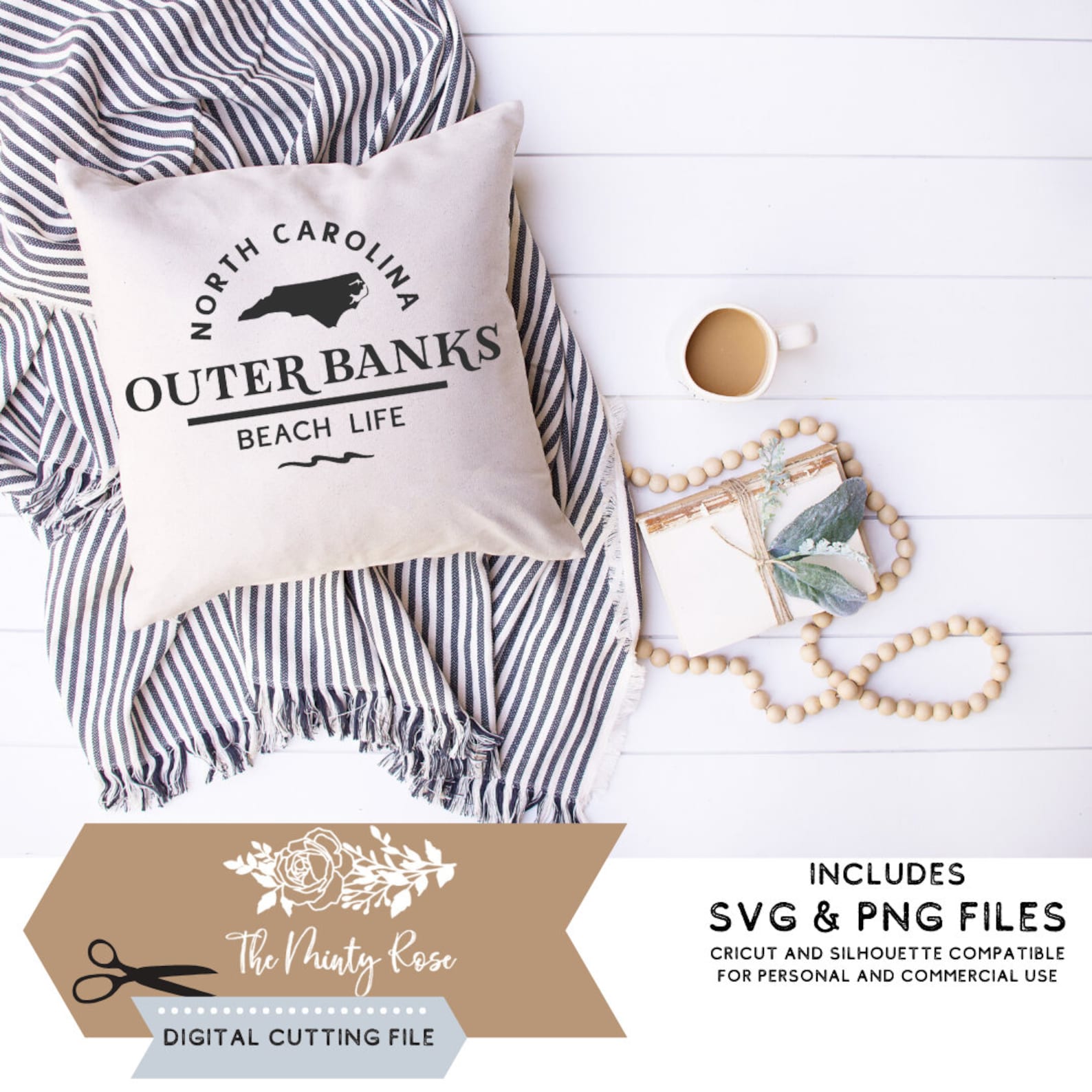 NC Beaches Beach Life Huge SVG Bundle Beach Svg Outer | Etsy