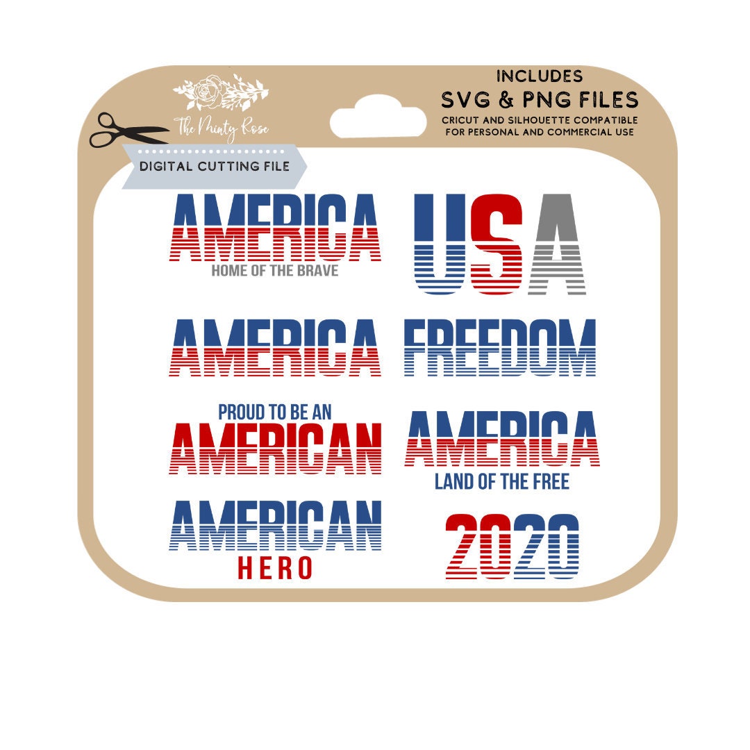 America SVG bundle Independence Day svg Fourth of July | Etsy