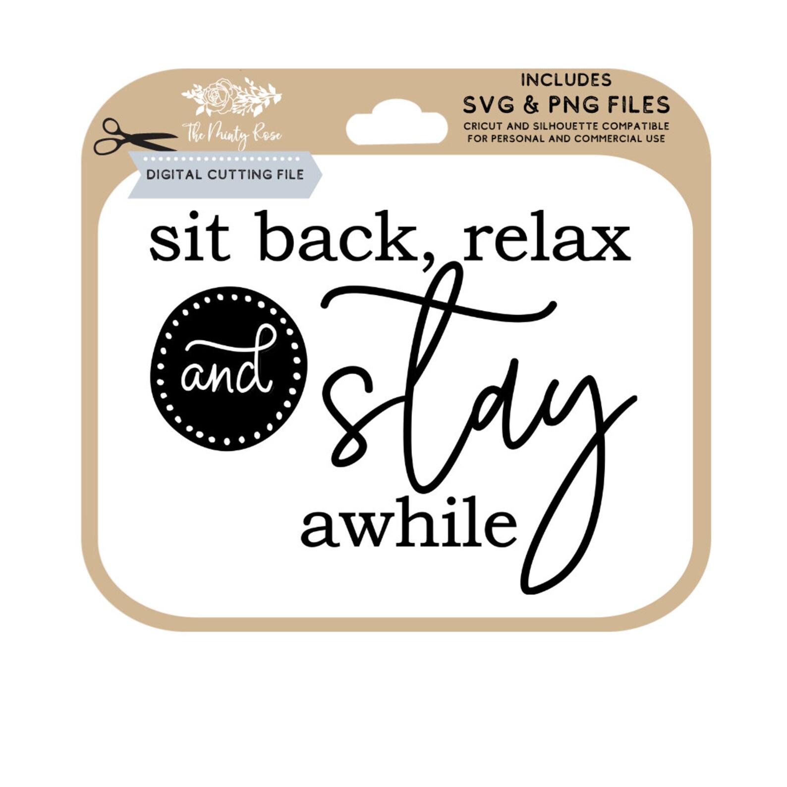 Sit Back Relax and Stay Awhile Svg Wood Signs Porch Decor | Etsy