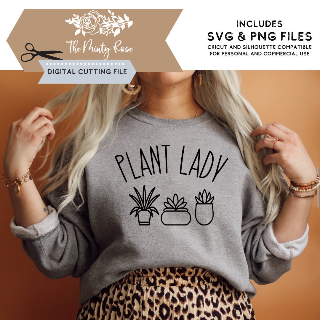 Plant Lady Svg Succulents DIY Gift Succulents Plant Lady | Etsy