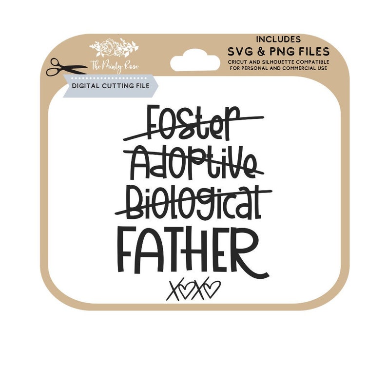 Foster Adoptive Biological Father Svg Adoption Foster - Etsy