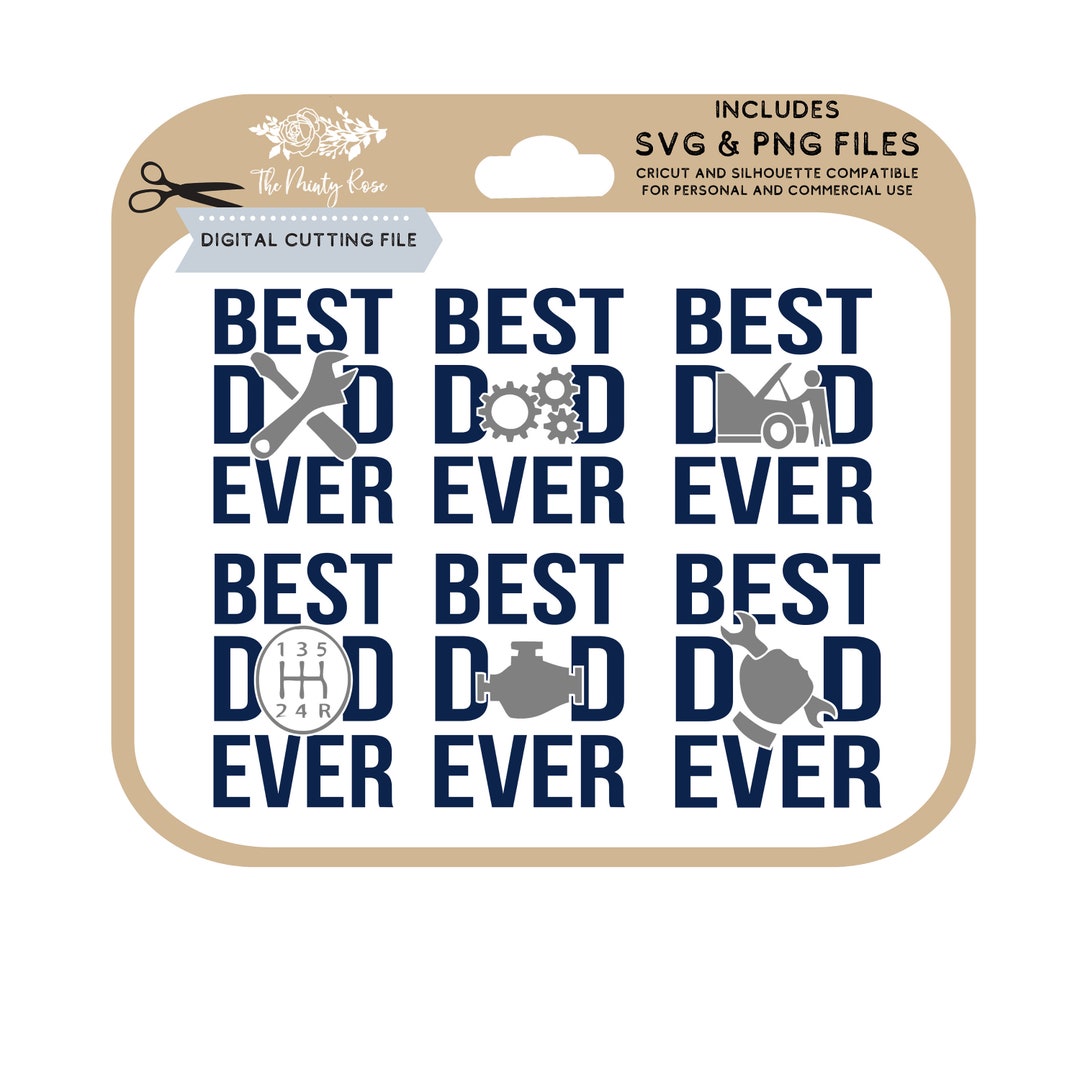 Best Dad Ever Svg,mechanic, Dad Bundle Svg, Auto Dad, Cars, Father's ...
