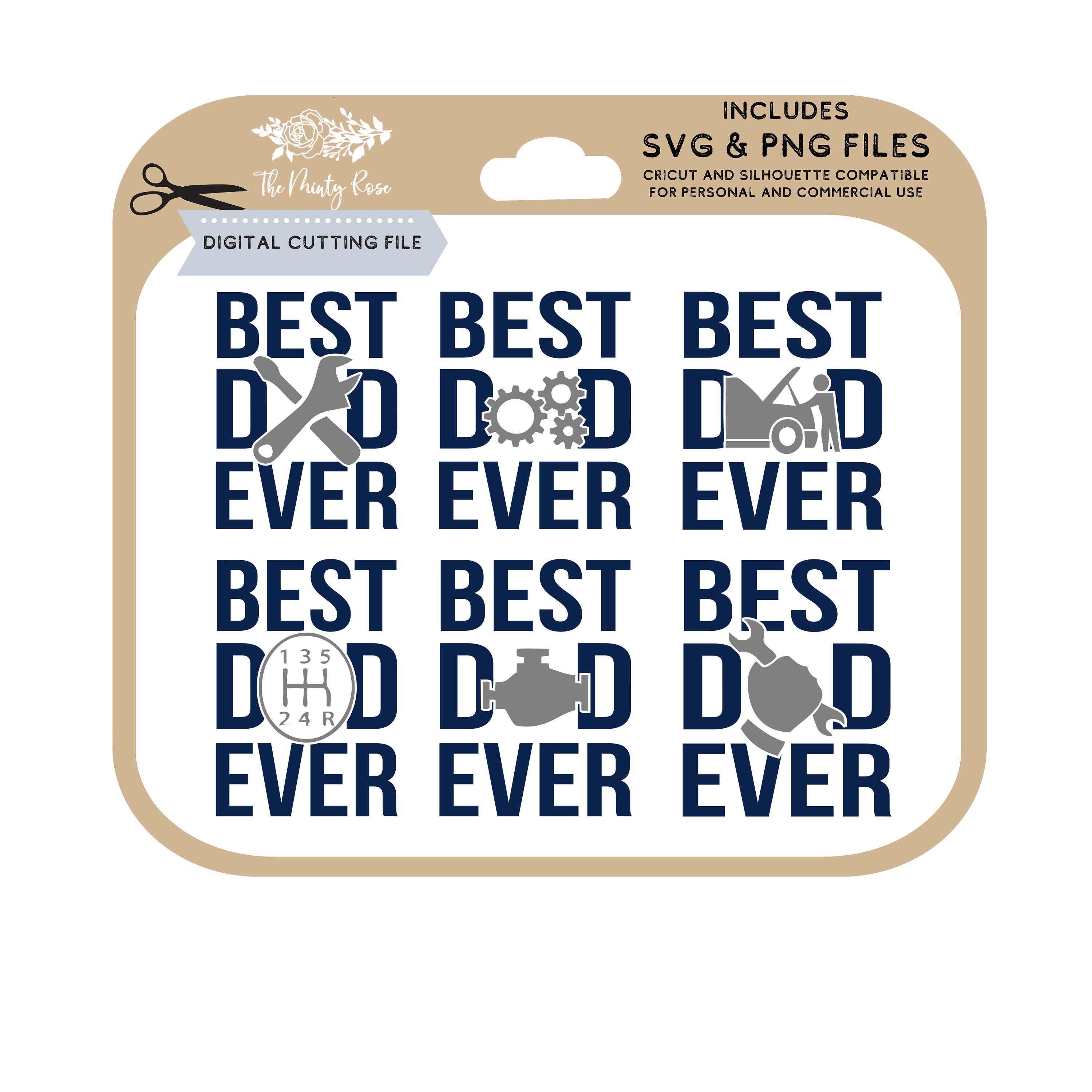 Best Dad Ever Svgmechanic Dad Bundle Svg Auto Dad Cars | Etsy
