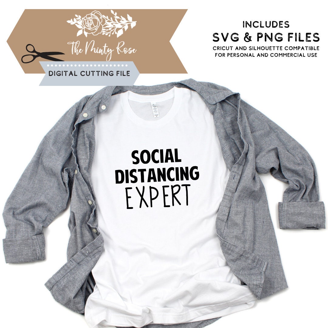 Social Distancing SVG Bundle Social Distance Expert Just - Etsy