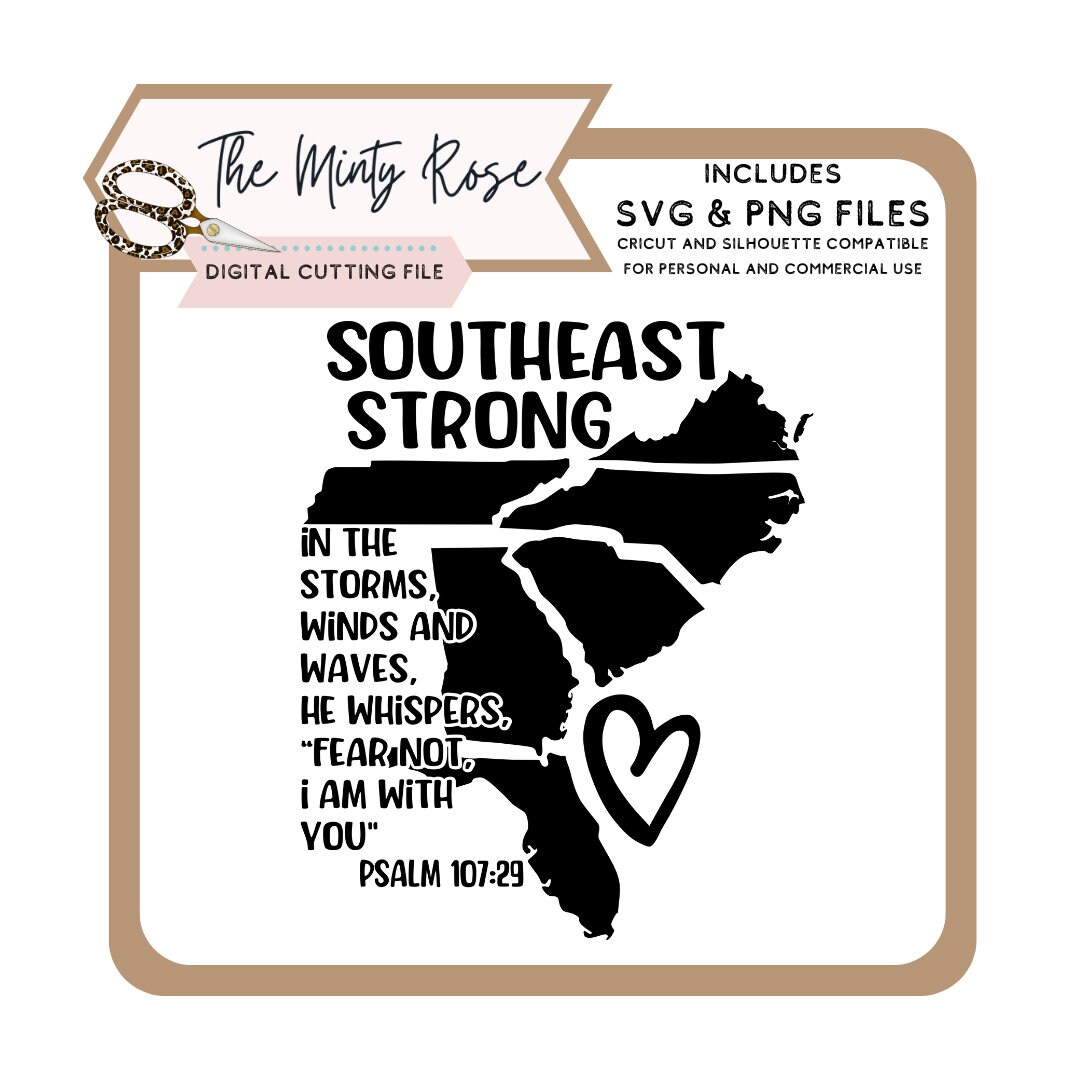 Hurricane Strong, Southeast Strong, Pray for North Carolina Svg, Pray ...