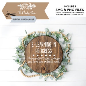 E-learning in Progress Svg, Adult Humor, Virtual Learning Svg, Online ...