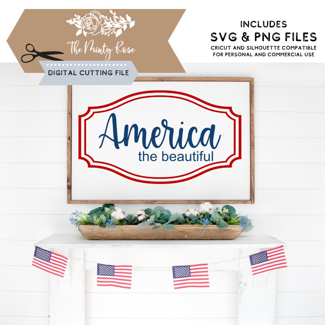 América la hermosa svg, 4 de julio svg, casa de campo américa, signo de ...