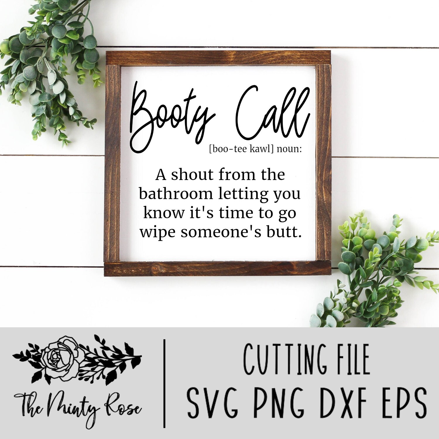 Booty Call Svg Funny Bathroom Svgs Cutting Files SVG Sign | Etsy