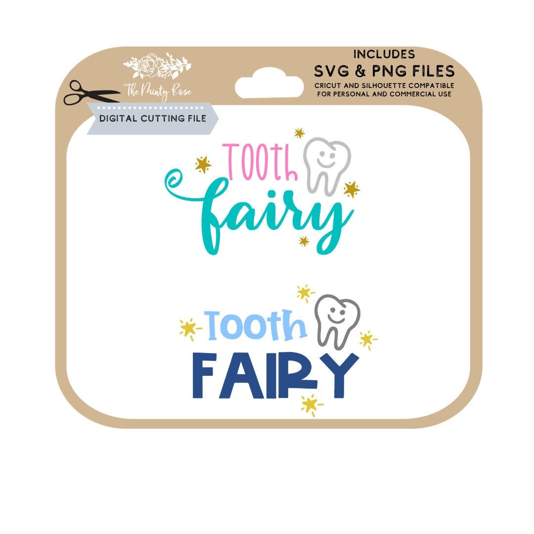 Tooth fairy svg boys and girls tooth fairy designs tooth | Etsy