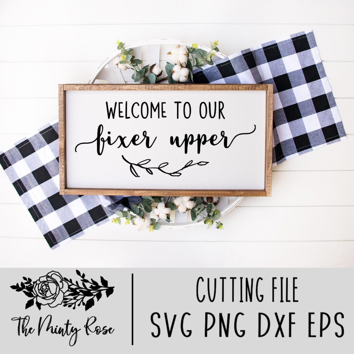 Welcome to Our Fixer Upper Sign Making Svg Farmhouse Cutting | Etsy