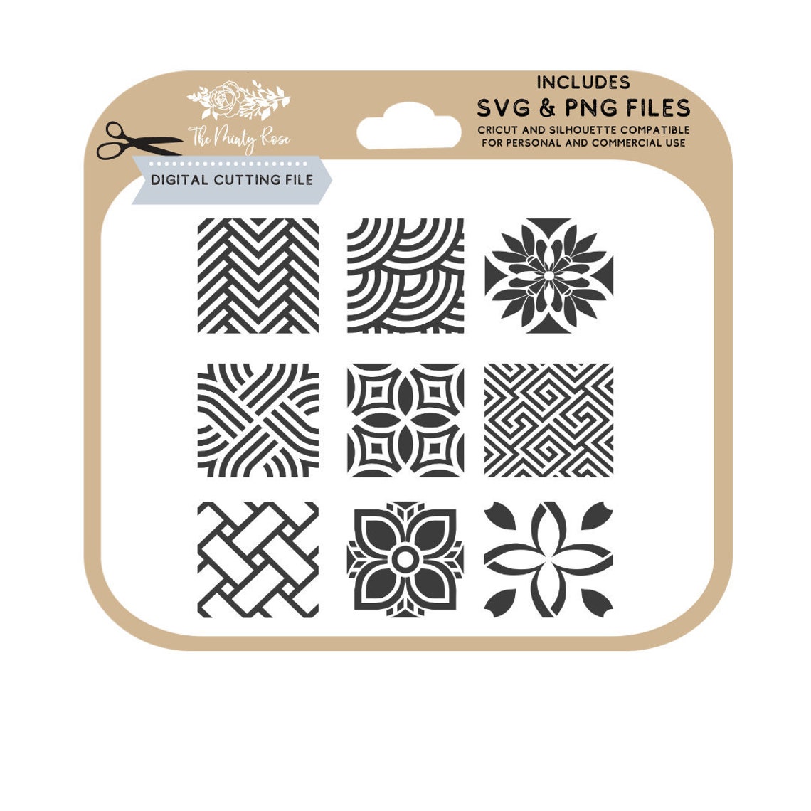 Farmhouse Tile Svg Farmhouse Patterns Quilting Patterns | Etsy