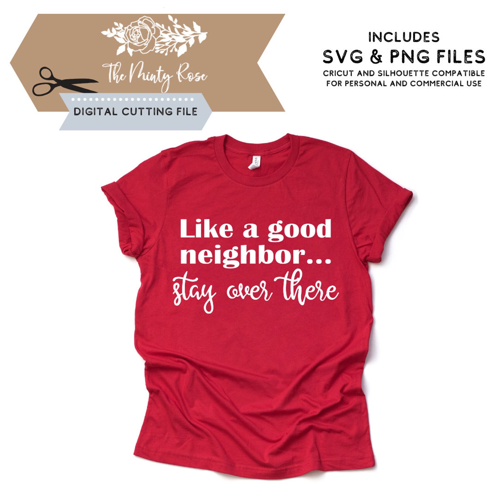 Like a Good Neighbor Stay Over There Svg Quarantined Svg - Etsy