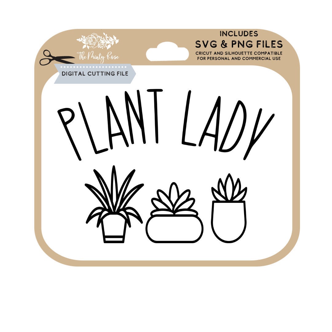 Plant Lady Svg Succulents DIY Gift Succulents Plant Lady | Etsy