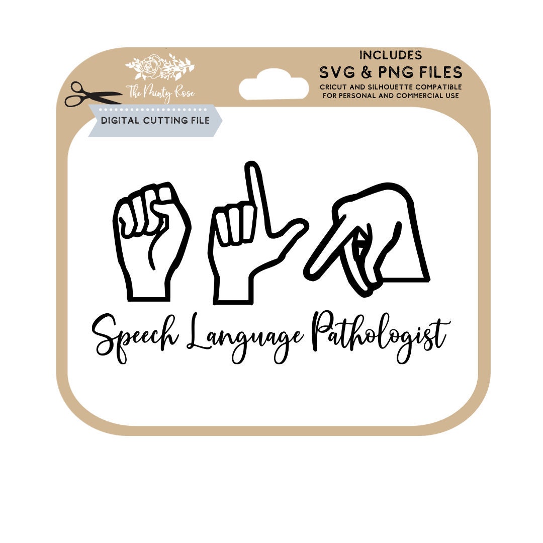 Patólogo del habla y lenguaje svg, lenguaje de señas svg, svg, png ...