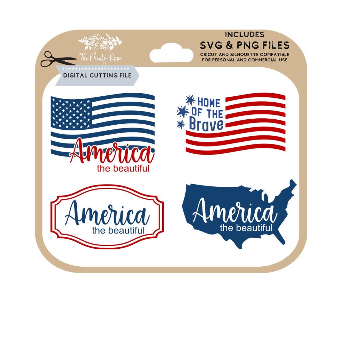 Independence Day Svg Bundle 4th of July Svg Farmhouse | Etsy