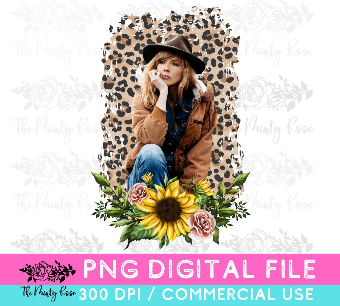 Beth Dutton Png Yellowstone Sublimation Leopard Print | Etsy