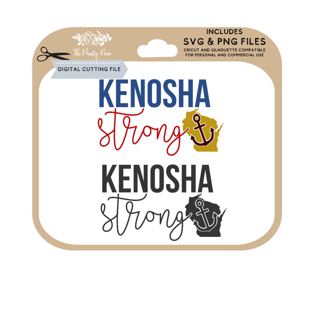 Kenosha Strong Svg Wisconsin Svg Kenosha Awareness Anchor - Etsy