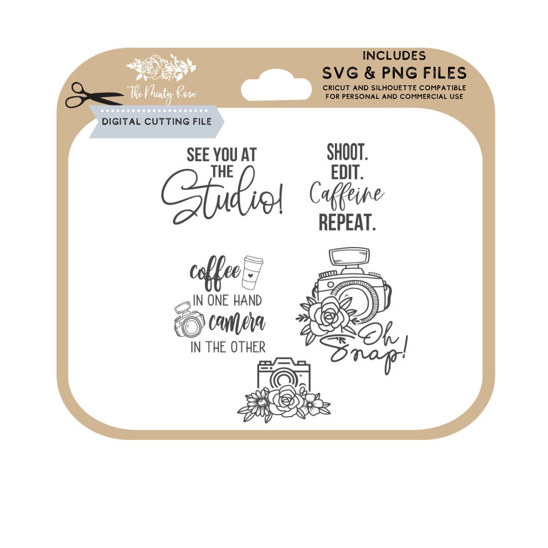 Camera SVG, Photography Svg Bundle, Oh Snap, Floral Camera Svg ...