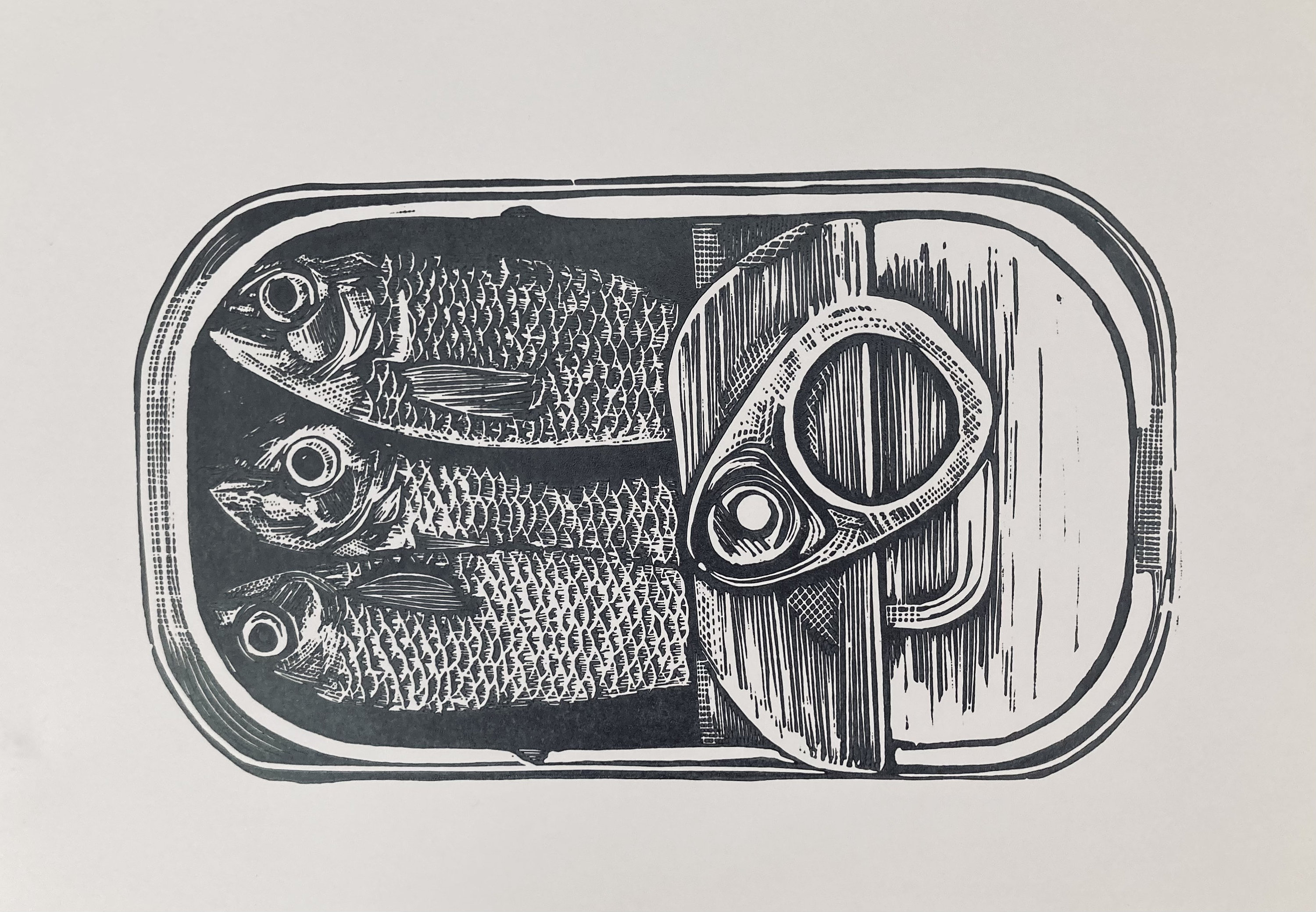 Sardine Drawing Tin