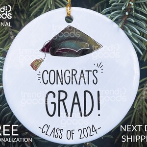 Graduation Christmas Ornament, Graduate 2023 Ornament, School Christmas ...