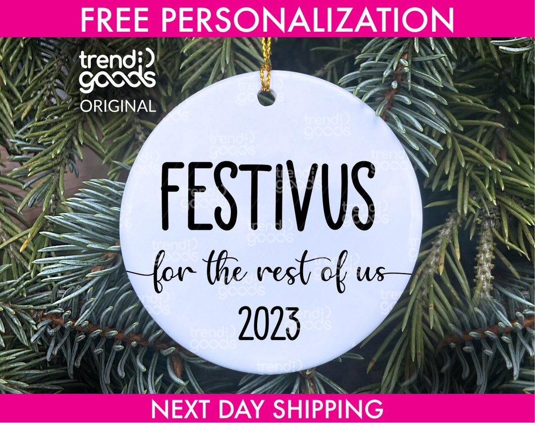 Festivus for the Rest of Us Ornament, Jerry Seinfeld Ornament, Seinfeld ...