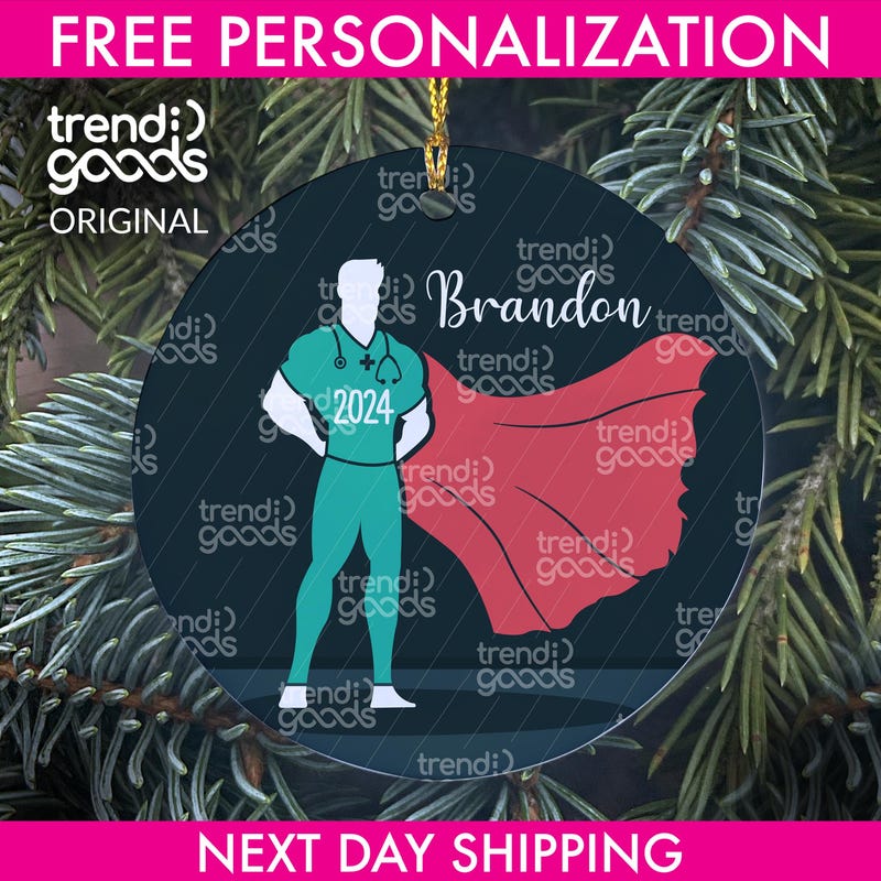 Essential Worker Ornament - Etsy