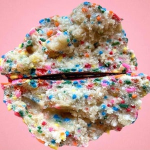 Giant Fun Fetty Sugar Cookie Recipe/christmas Cake Recipe/white ...