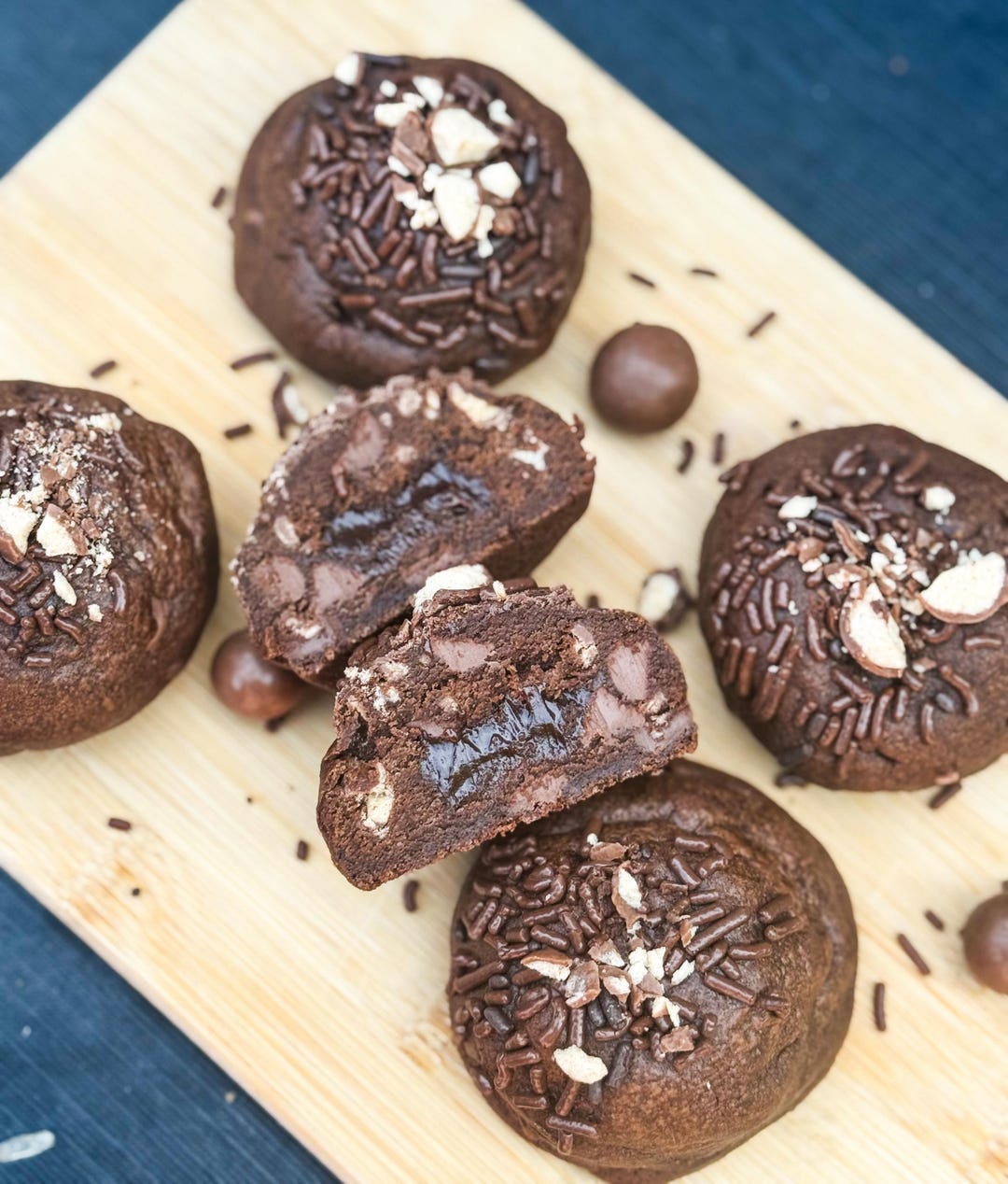 Chocolate Fudge Milkshake Stuffed Cookie Recipe/gourmet Cookies/dessert Recipes/milkshake ...