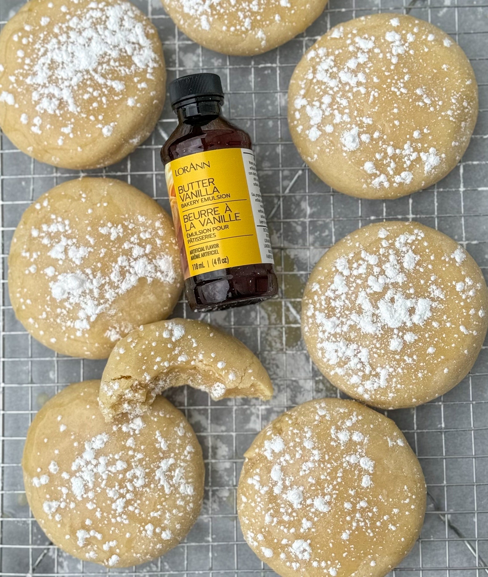 Vanilla Butter Cake Cookie Recipe/giant Cookie Recipes/gourmet Cookies ...
