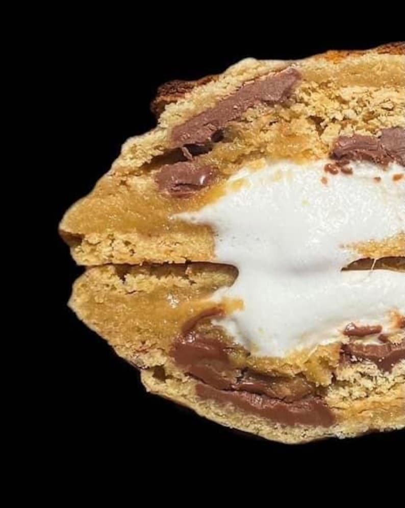 Giant Gimme Smore Cookie Recipe/stuffed Cookies/giant - Etsy