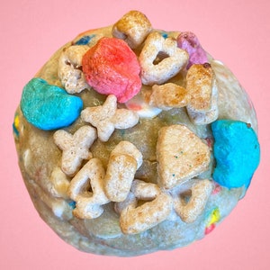Mallow Cereal Lucky Cookie Recipe/giant Cookie Recipes/dessert - Etsy