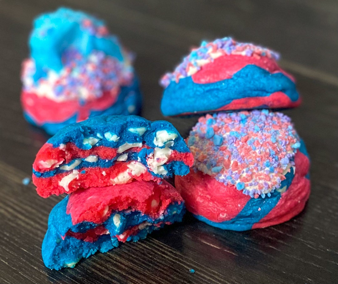 Cotton Candy Cookie Recipe/giant Cookie Recipes/gourmet Cookies ...