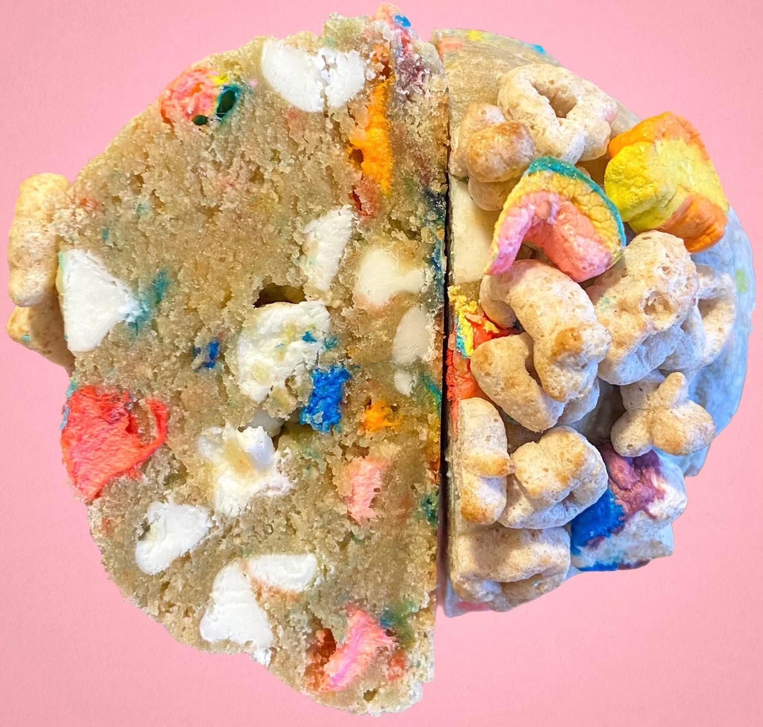 Mallow Cereal Lucky Cookie Recipe/giant Cookie Recipes/dessert - Etsy