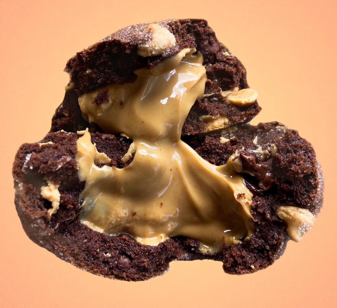 Choco PB Chip Cookie Recipe/stuffed Cookies/gourmet Cookie Recipes ...