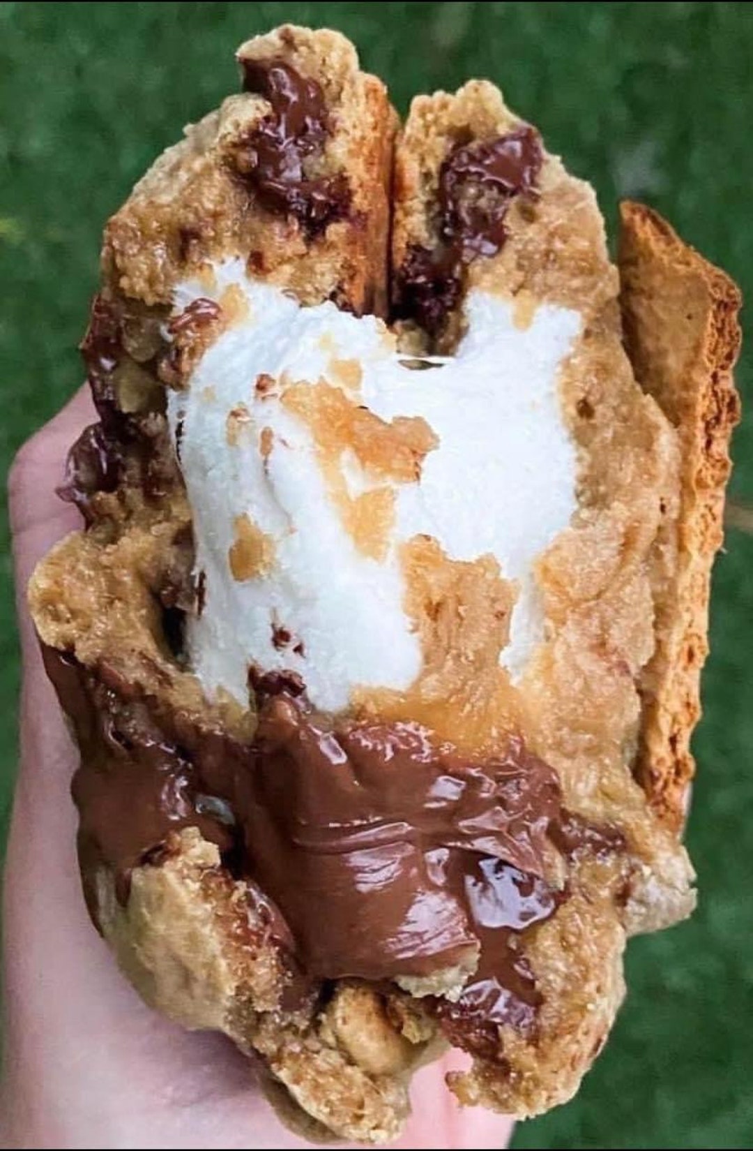 Giant Gimme S’more Cookie Recipe/stuffed Cookies/giant Cookies/dessert ...