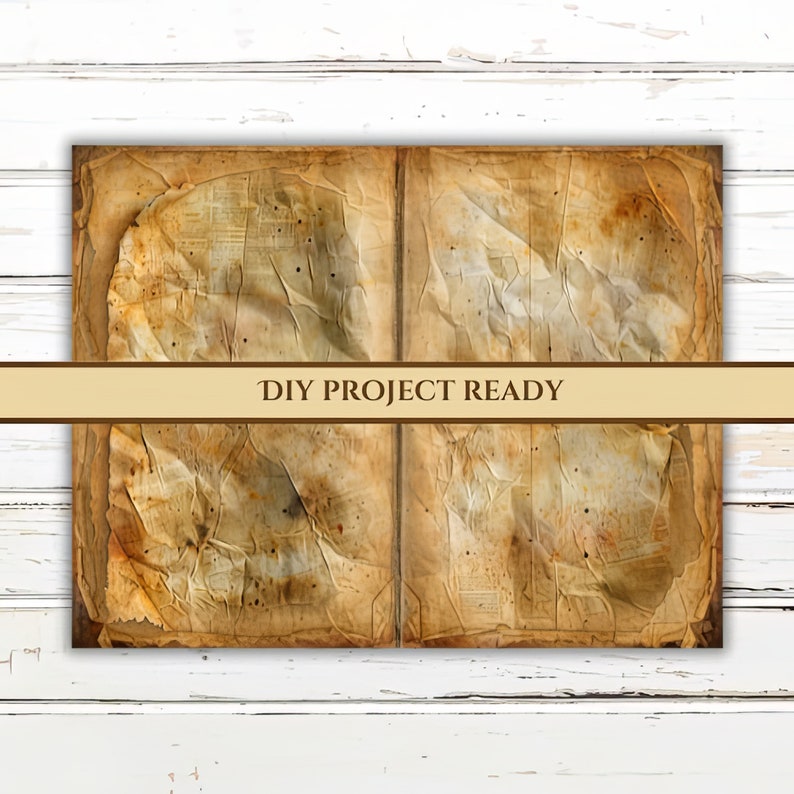Printable Junk Journal Vintage Papyrus Paper Mixed Media Whimsical Art ...