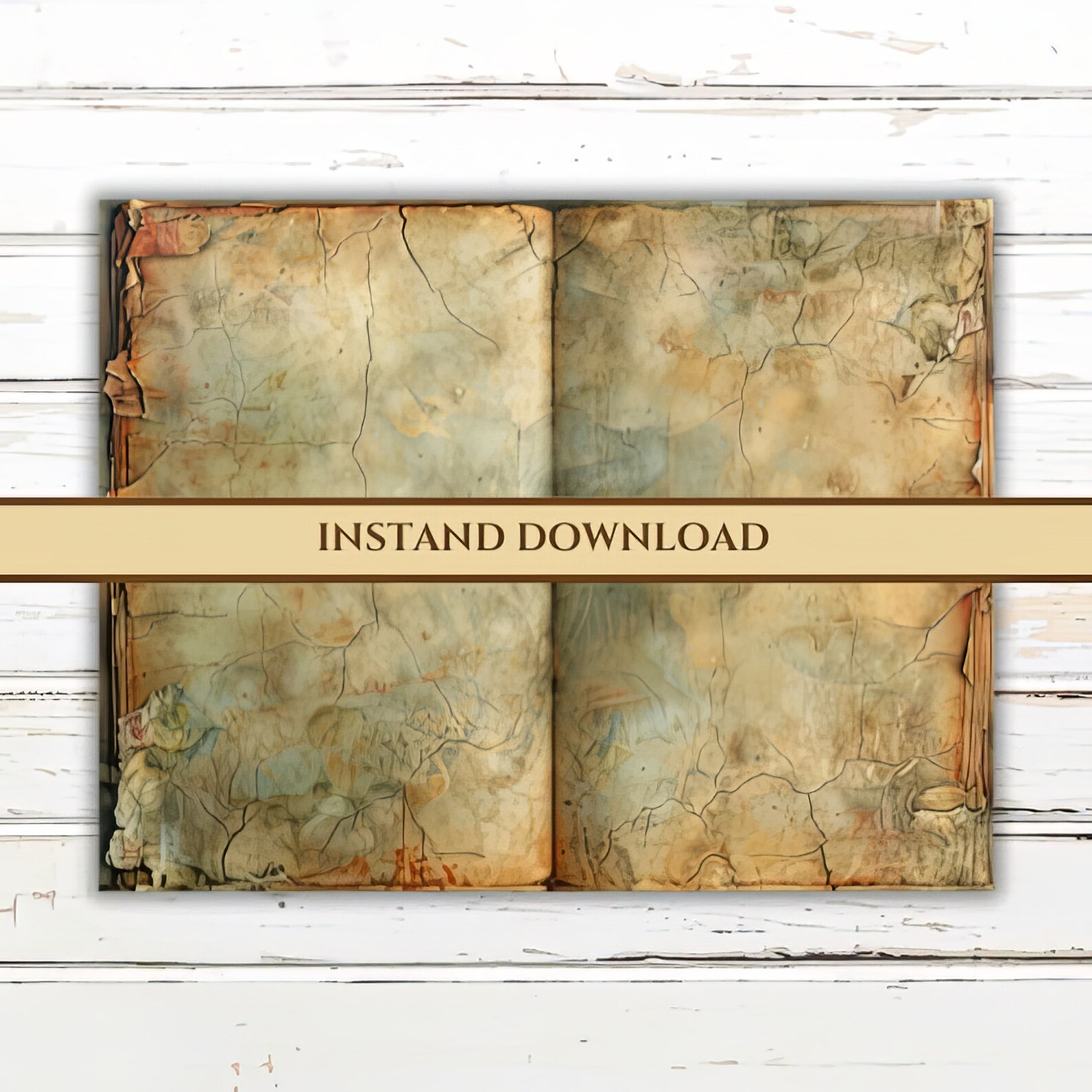 Printable Junk Journal Vintage Papyrus Paper Mixed Media Whimsical Art ...