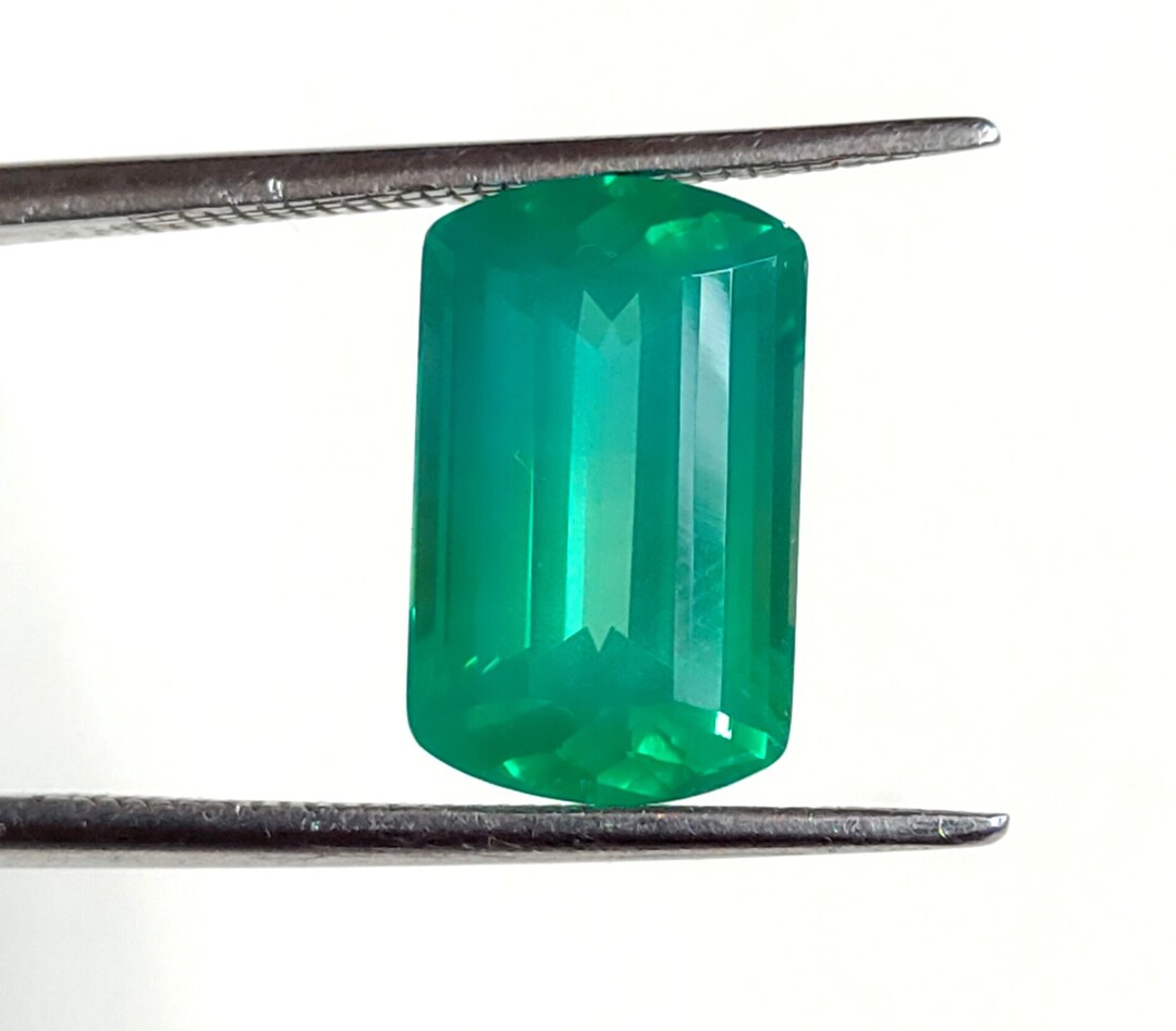 AAA 14x9 MM Flawless Ceylon Green Sapphire Loose Fancy Cushion - Etsy