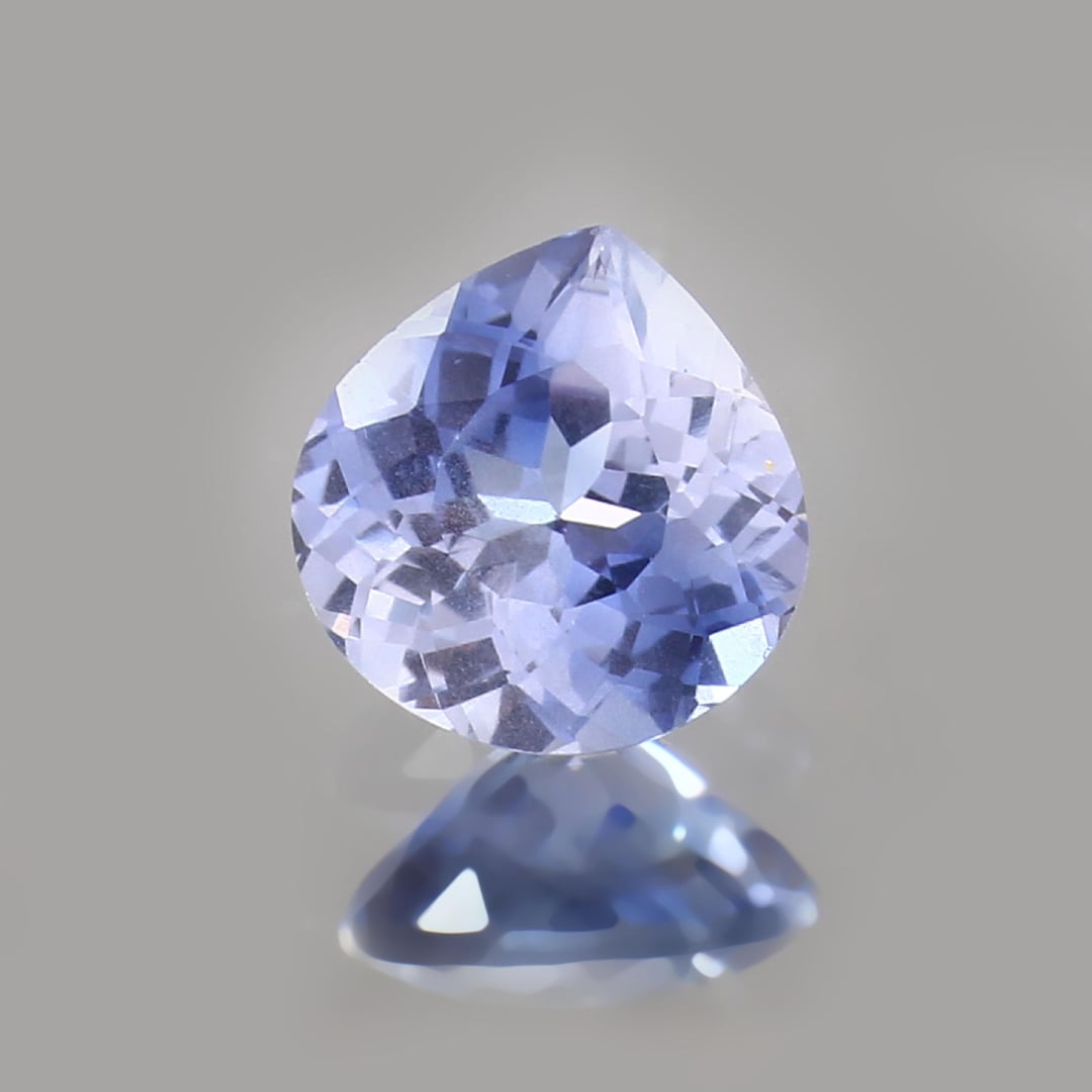 AAA+ Ceylon Blue Sapphire Heart Cut Gemstone, 7CT Fine Quality, 12x12 ...
