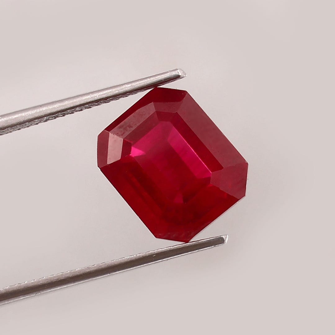 AAA Mozambique Ruby, Blood Red Radiant Cut Gemstone, 12x10mm - Etsy