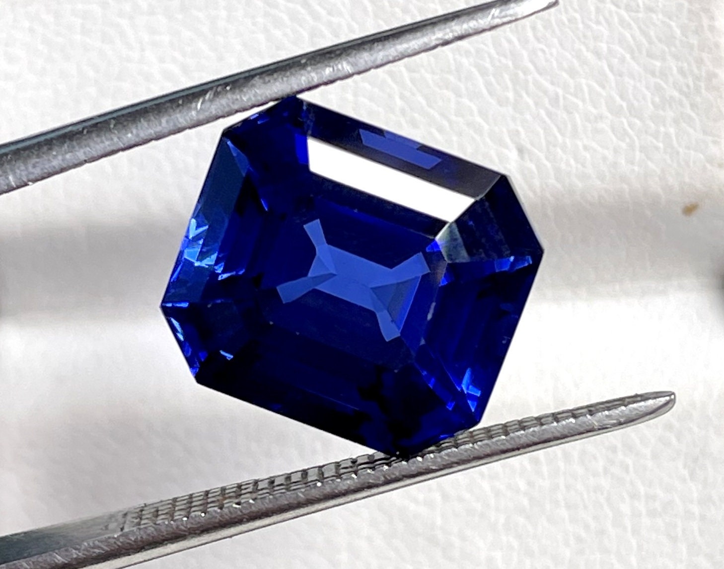 AAA Kashmir Royal Blue Sapphire, Radiant Cut Loose Gemstone, 13x11 MM ...