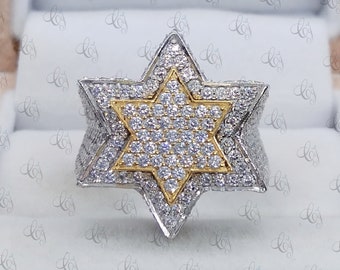 Six Point Star Ring | Etsy