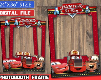 Cars photo booth | Etsy