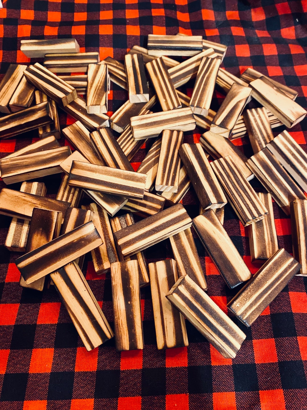 Wood Blocks for Crafts Natural or Wood Burned Jenga Style - Etsy